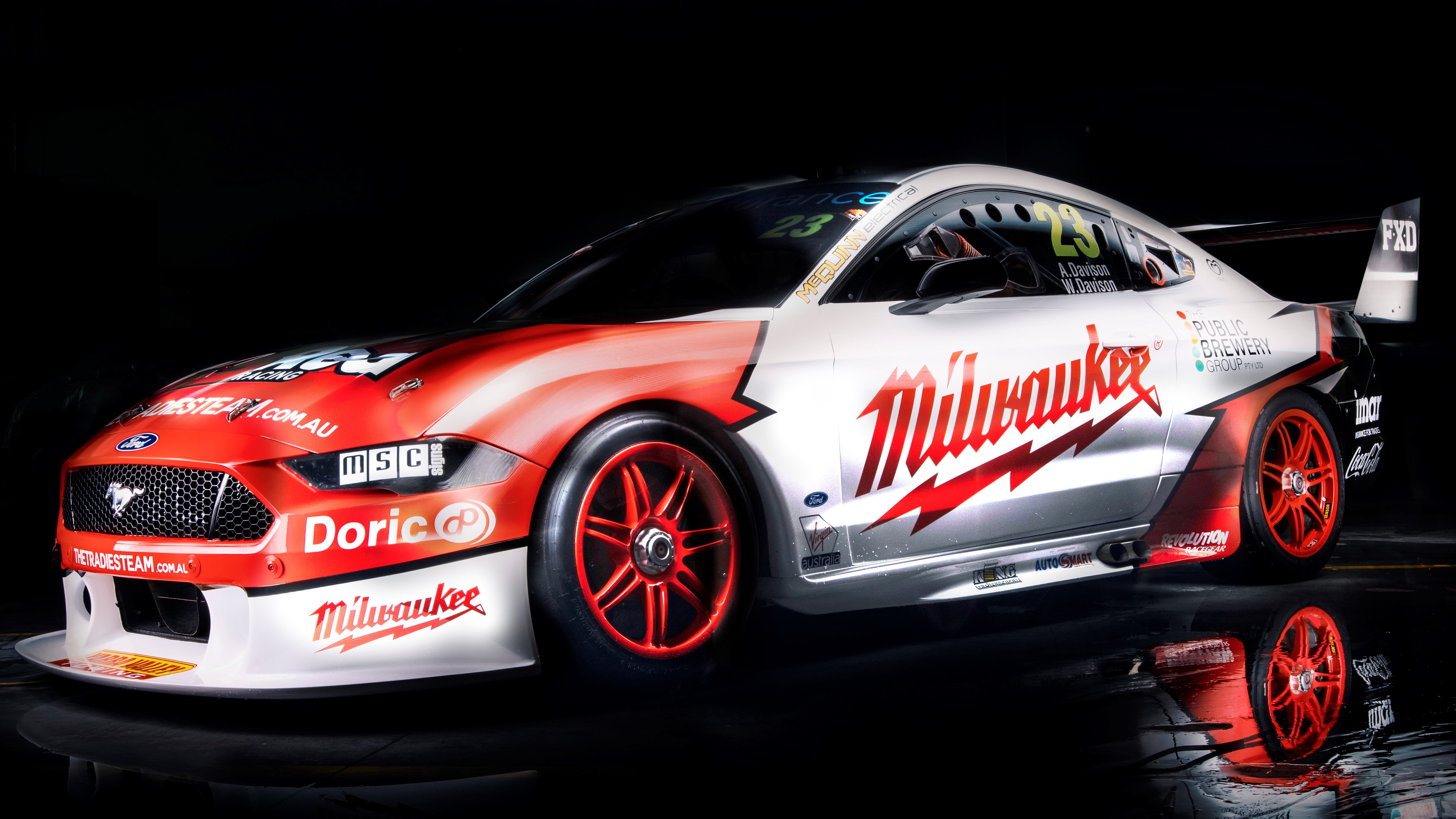 Tickford Racing reveals Will Davison's Milwaukee Mustang : r/v8supercars