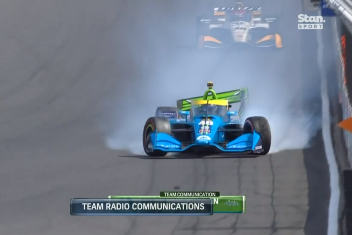 VeeKay apologises for Johnson IndyCar crash - Speedcafe.com