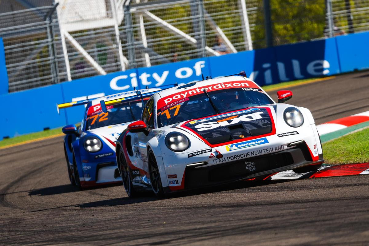 Hedge holds off Vidau for first Porsche race win - Speedcafe.com